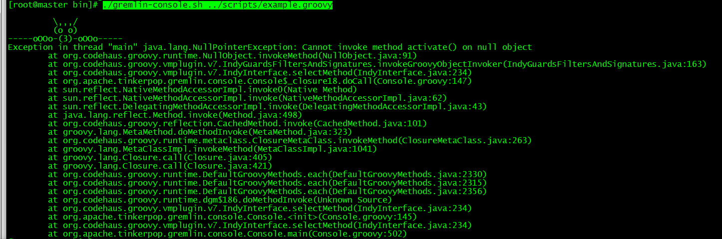 使用Gremlin-Console方式交互报错 · Issue #978 · apache/incubator-hugegraph · GitHub