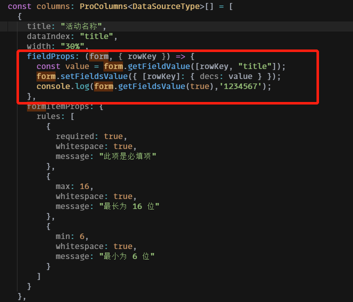 🐛[BUG] [EditableProTable]表单联动获取不到实时值 · Issue #3750 · ant-design/pro-components · GitHub