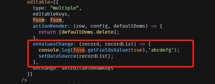 🐛[BUG] [EditableProTable]表单联动获取不到实时值 · Issue #3750 · ant-design/pro-components · GitHub