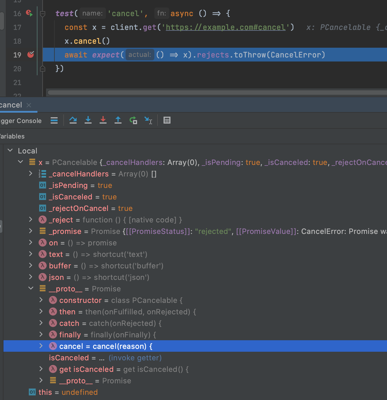 Shortcut methods don't implement PCancelable · Issue #1417 · sindresorhus/got · GitHub