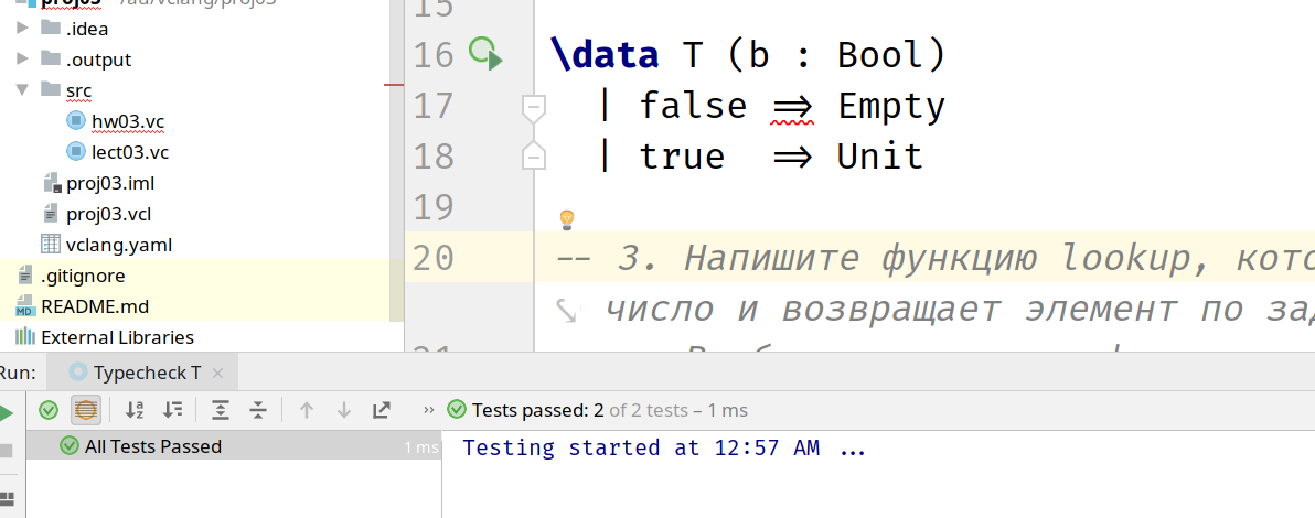 Wrong syntax but successful typechecks · Issue #36 · JetBrains/intellij-arend · GitHub