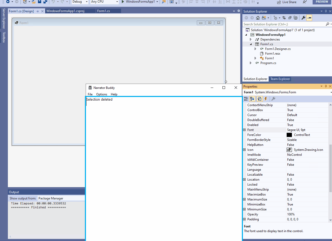 Accessibility: Narrator cannot announce PropertyBrowser top-level and sub-level items expanded ...