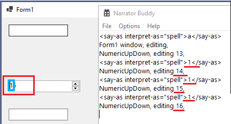 [Accessibility]The narrator announces twice and announces additional "1" when value more than ...