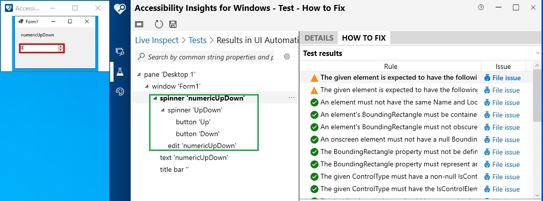 [Accessibility]Inspect: The MSAA structure of NumericUpdown ...