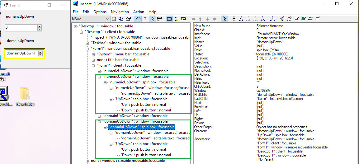 [Accessibility]Inspect: The MSAA structure of NumericUpdown ...