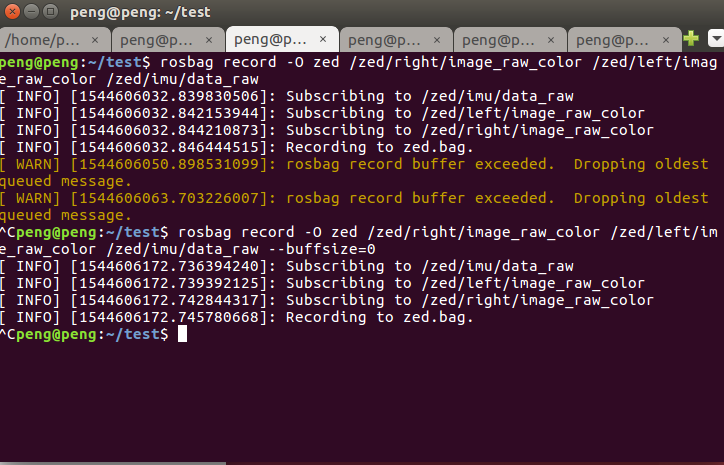 ROSBag record problem · Issue #346 · stereolabs/zed-ros-wrapper · GitHub