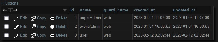 Call to a member function contains() on string error with middleware at routing 'role:roleName ...
