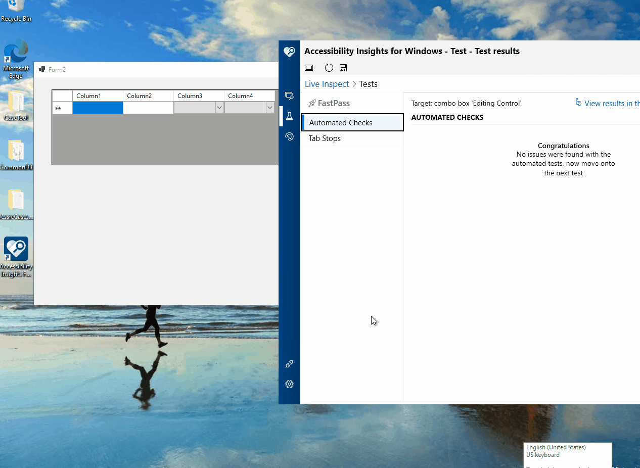 [Accessibility] In the editing state, Accessibility Insights is not ...