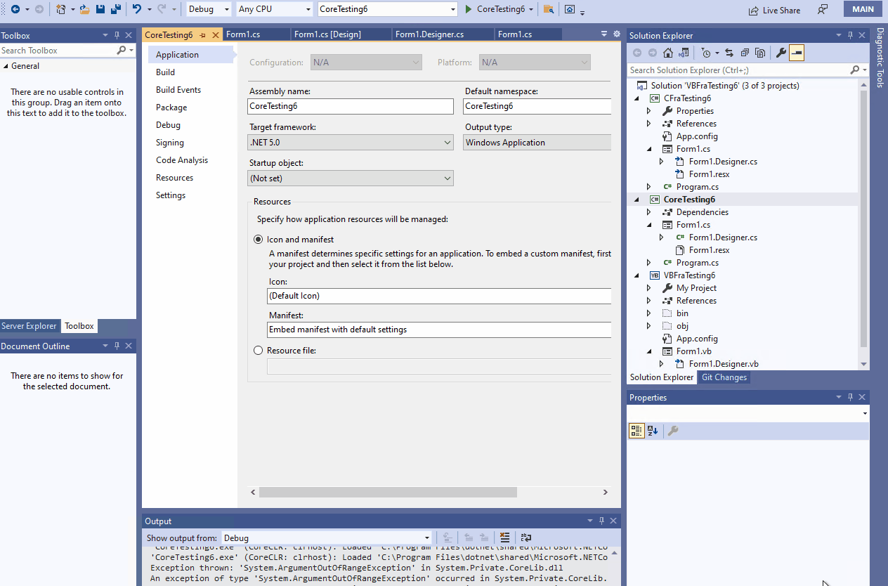 ToolStripItemCollection.AddRange(ToolStripItemCollection toolStripItems) causes ...