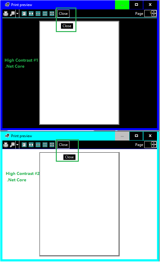 Accessibility High Contrast The Text Cannot Be Shown When Focus