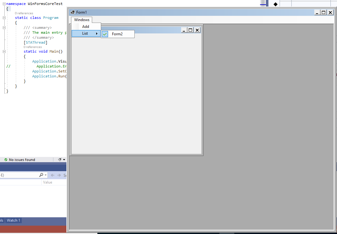 AccessViolationException with MenuStrip and VisualStyleState.NoneEnabled · Issue #1602 · dotnet ...