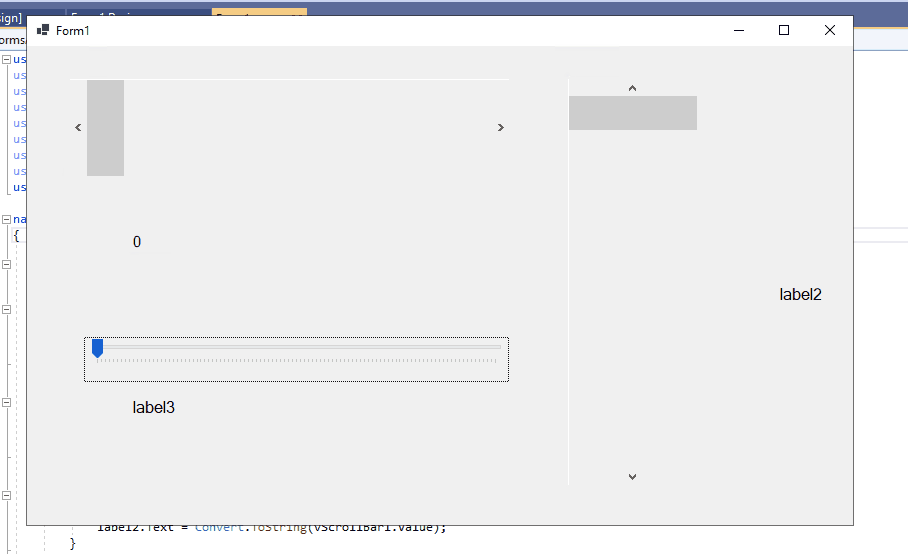 The value of ScrollBar has be changed automatically when release the ...