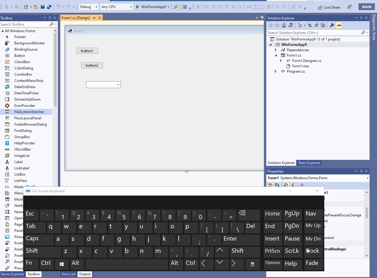 [Accessibility] ComboBox control causes Narrator and Inspect to stop ...