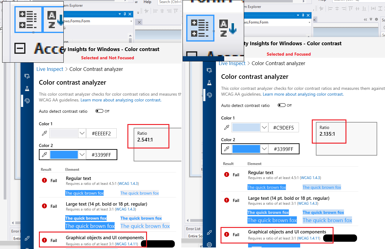 [Accessibility] Keyboard focus is not clearly visible on "Categorized ...