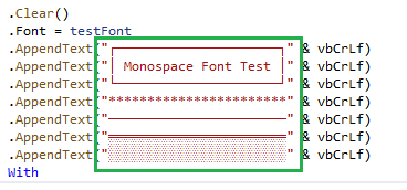 RichTextBox Monospace Font Rendering is Broken · Issue #4260 · dotnet/winforms · GitHub