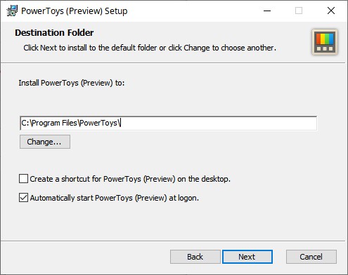 complete the 'PowerToys' folder path automatically when Setup · Issue ...