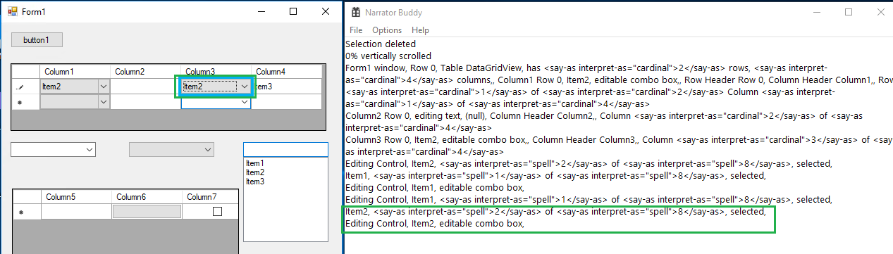 [Accessibility] Narrator incorrect announcement issues in DGV comboBox cell · Issue #4504 ...