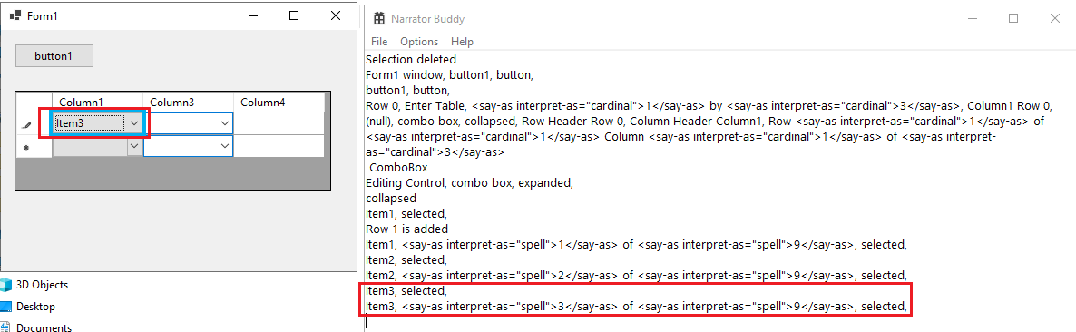 [Accessibility] Narrator incorrect announcement issues in DGV comboBox cell · Issue #4504 ...