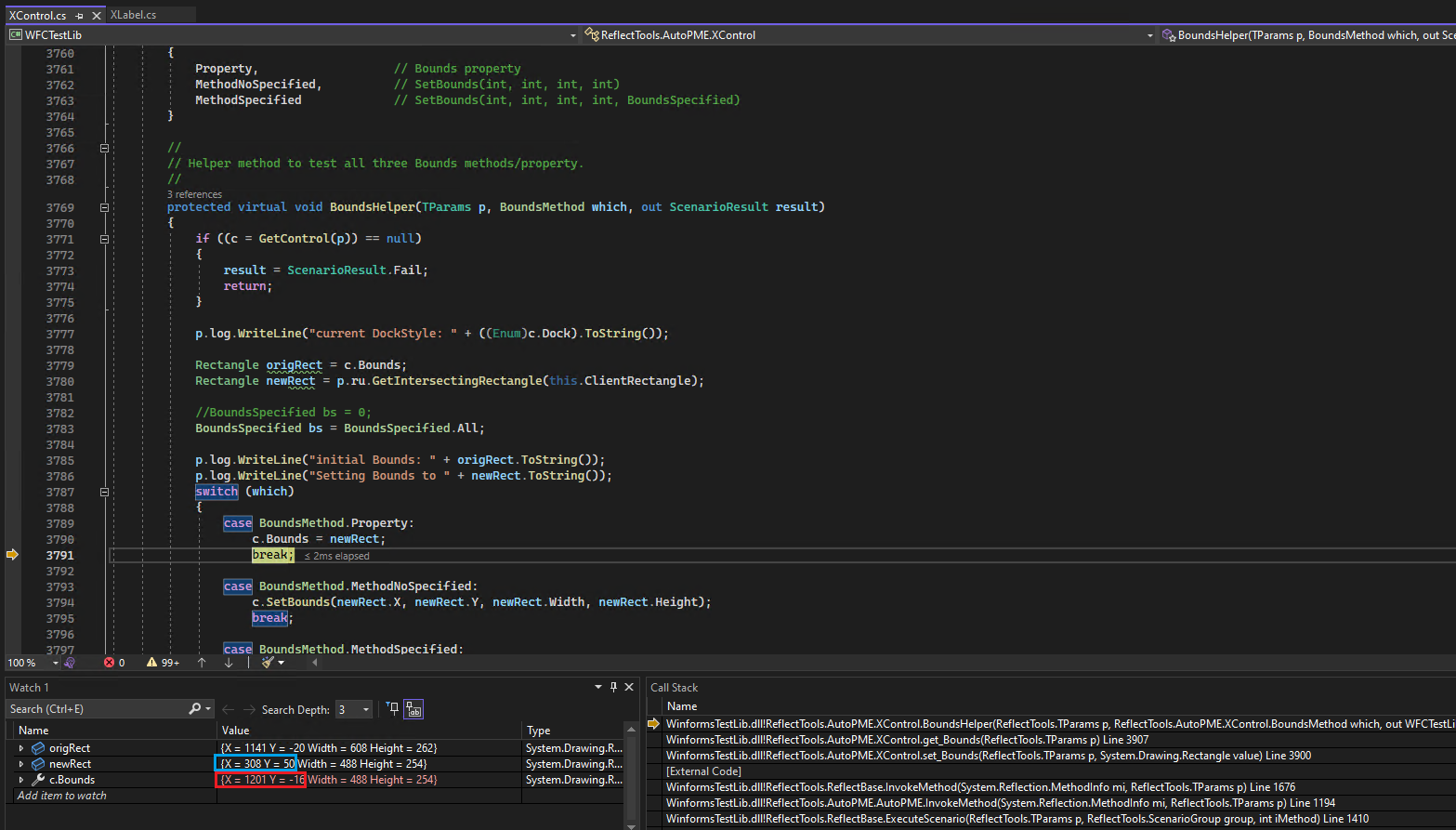 Updating the bounds of anchored controls leads to an incorrect location of the control · Issue ...