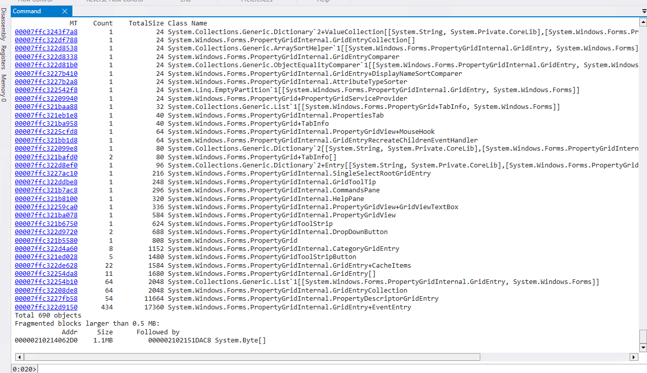 PropertyGrid accessible objects are leaking in memory · Issue #6943 ...