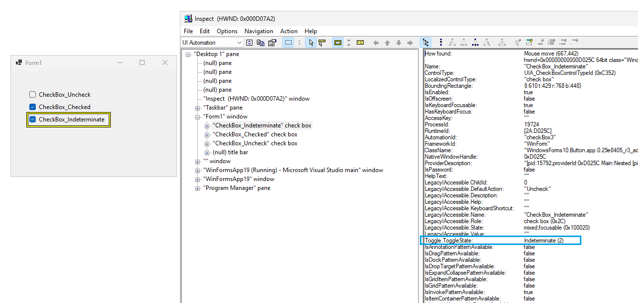 [Accessibility] Narrator cannot announce the indeterminate state of CheckBox correctly · Issue ...