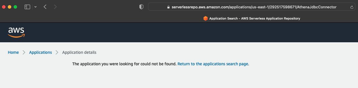 [QUESTION] AthenaJdbcConnector gone if so any replacement from SAM repo? · Issue #815 · awslabs ...
