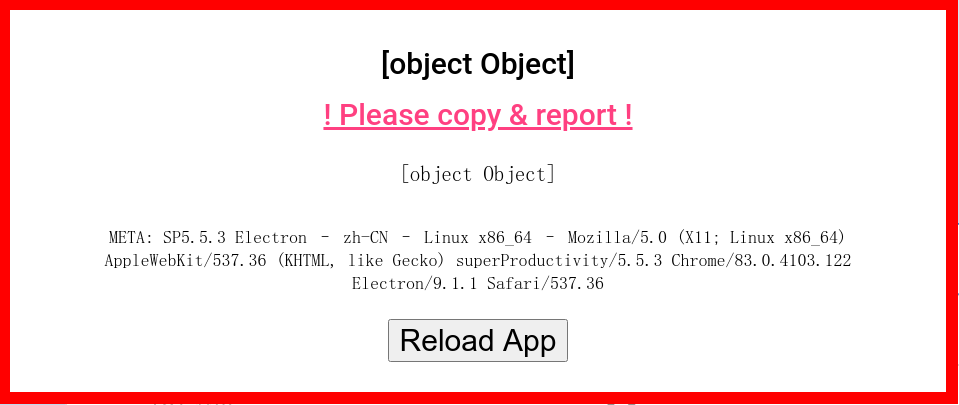 Failed at Startup: [object Object] · Issue #485 · johannesjo/super ...