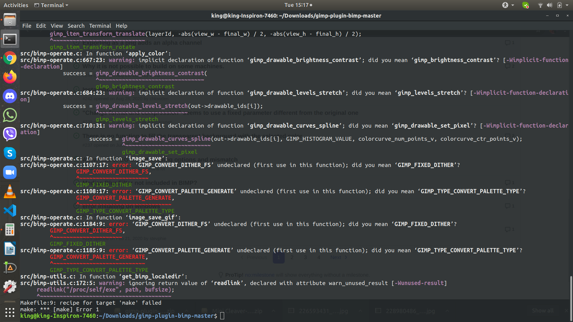 make: *** [make] Error 1 · Issue #282 · alessandrofrancesconi/gimp-plugin-bimp · GitHub
