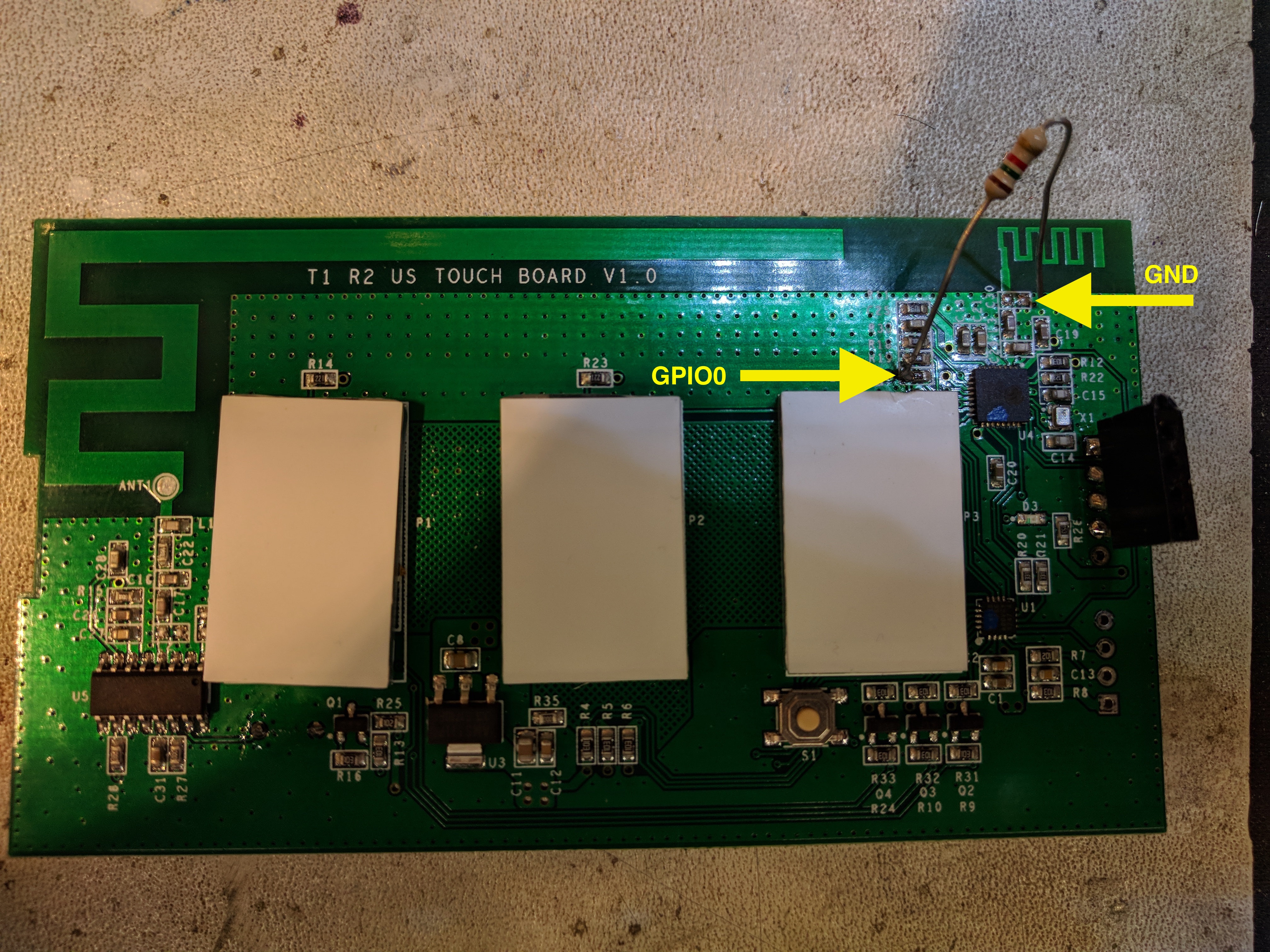 Flash pin locations of sonoff touch t1 R2 US · Issue #2826 · arendst ...