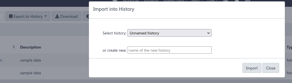 Data Library Export Should Be Import · Issue 14323 · Galaxyprojectgalaxy · Github 