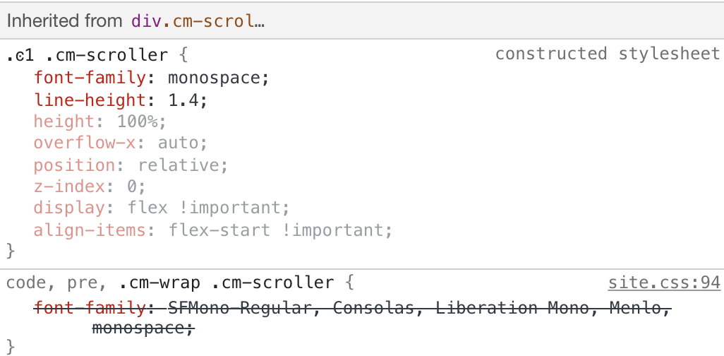 Website's style · Issue #360 · codemirror/dev · GitHub