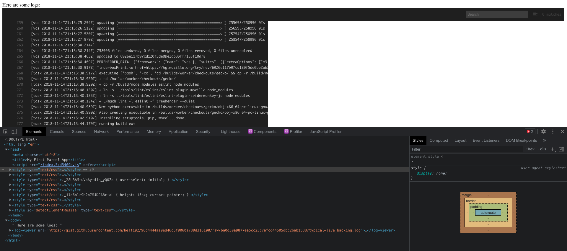 Css Modules Not Applied When Using Web Components · Issue 7256