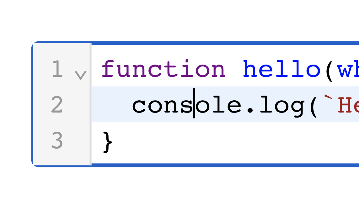Chrome's focus ring collides with gutter · Issue #297 · codemirror/dev · GitHub