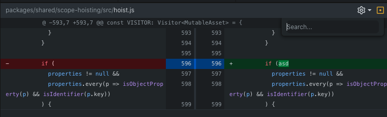 Split Diff Mode Ctrl Cmd F Opens Search Instead Of Toggling Fullscreen · Issue 11069 · Desktop