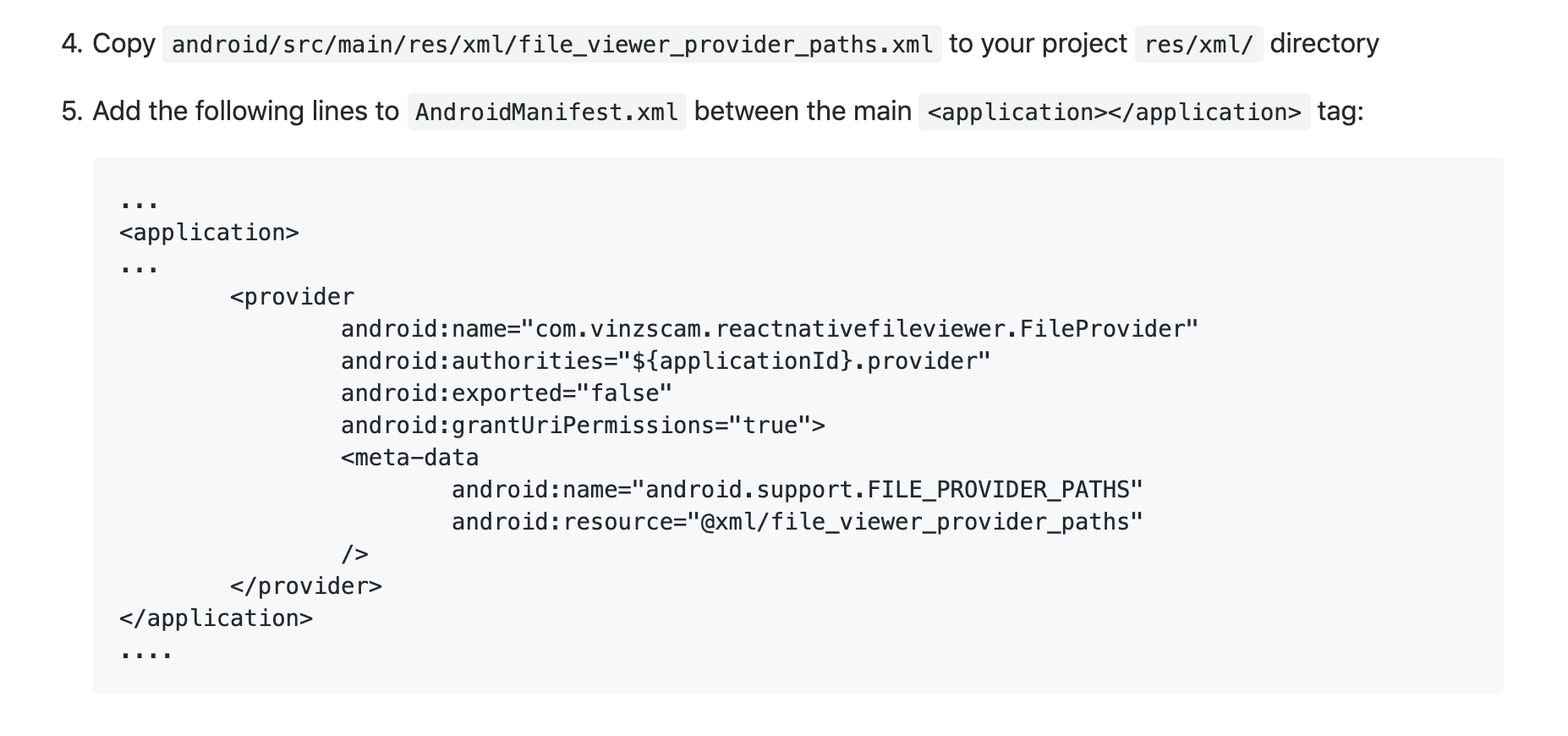 Failed To Open Pdf File In Android Issue 47 Vinzscam react native