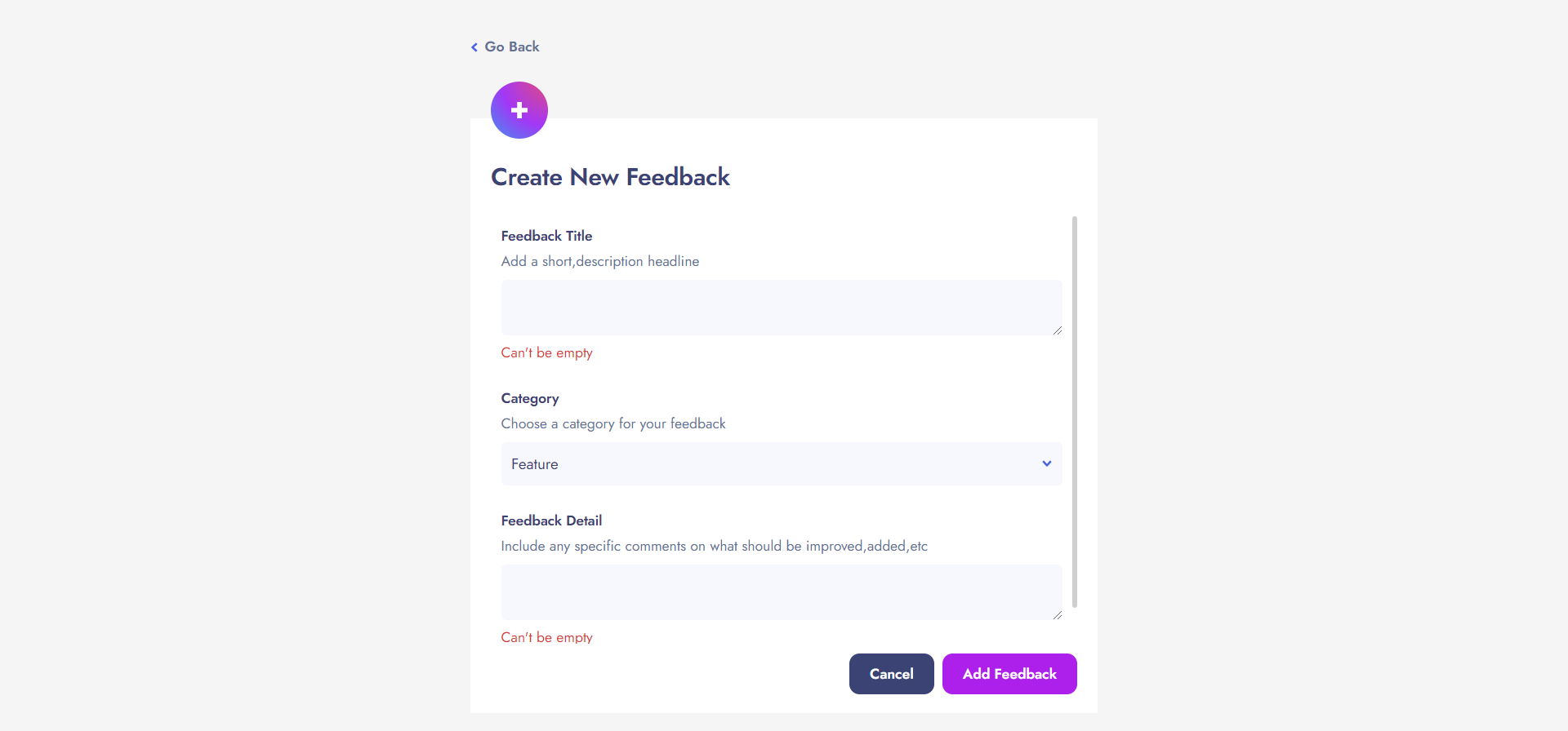 Github Nadine Mohammedproduct Feedback React Responsive Product Feedback App To Manage