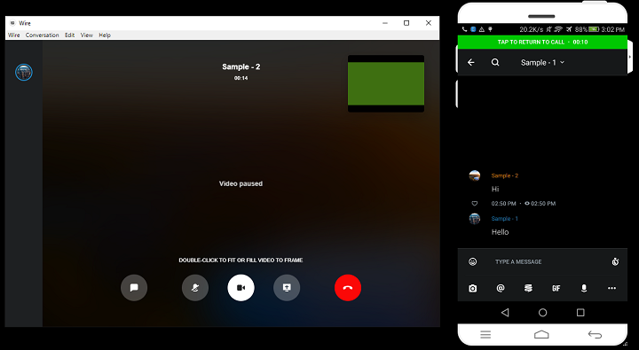 [Feature Request] - Uninterrupted Video Calling (Android/IOS) · Issue #260 · wireapp/wire · GitHub