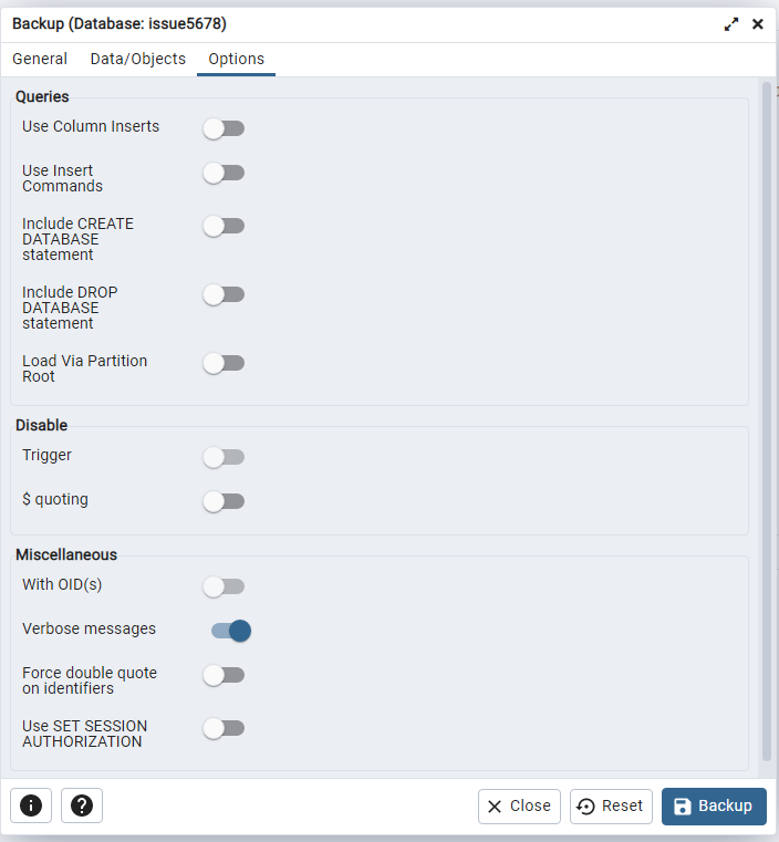 Backup of unlogged table with sequence is broken for PostgreSQL 14 · Issue #5678 · pgadmin-org ...