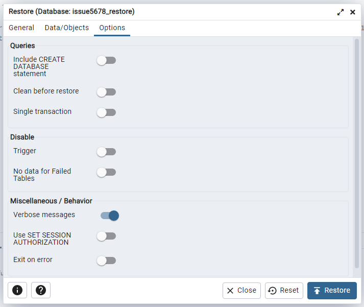 Backup of unlogged table with sequence is broken for PostgreSQL 14 · Issue #5678 · pgadmin-org ...