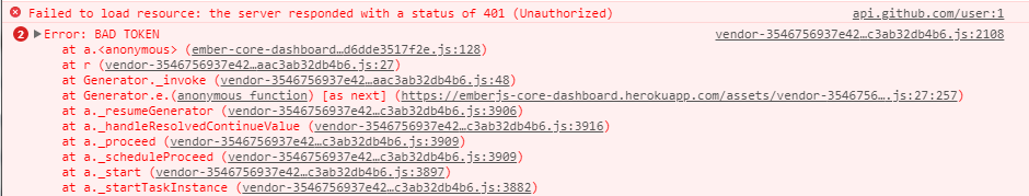 bad token error · Issue #4 · ember-learn/ember-core-dashboard · GitHub