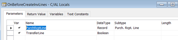[Event Request] Codeunit 74 Purch.-Get Receipt - function CreateInvLines · Issue #5773 ...