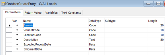 Event Request Codeunit 99000830 Create Reserv Entry Function Createentry · Issue 5794