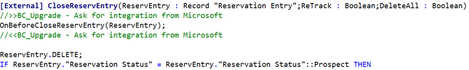 [Event Request] Codeunit 99000831 Reservation Engine Mgt. - function CloseReservEntry · Issue ...