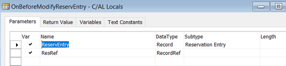 [Event Request] Codeunit 99000831 Reservation Engine Mgt. - function ModifyReservEntry · Issue ...