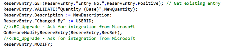 [Event Request] Codeunit 99000831 Reservation Engine Mgt. - function ModifyReservEntry · Issue ...