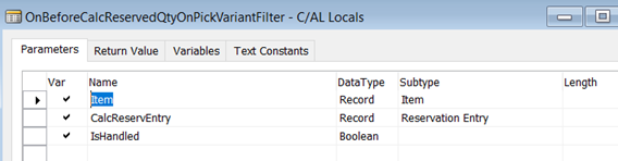 [Event Request] Codeunit 99000845 Reservation Management - function CalcReservedQtyOnPick ...