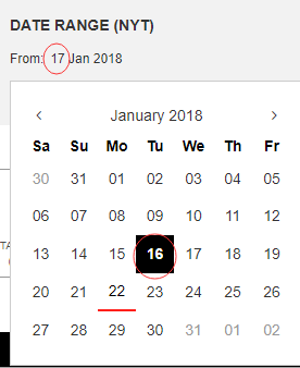 inconsistency date time picker today's date does not match, highlighted date · Issue #515 ...
