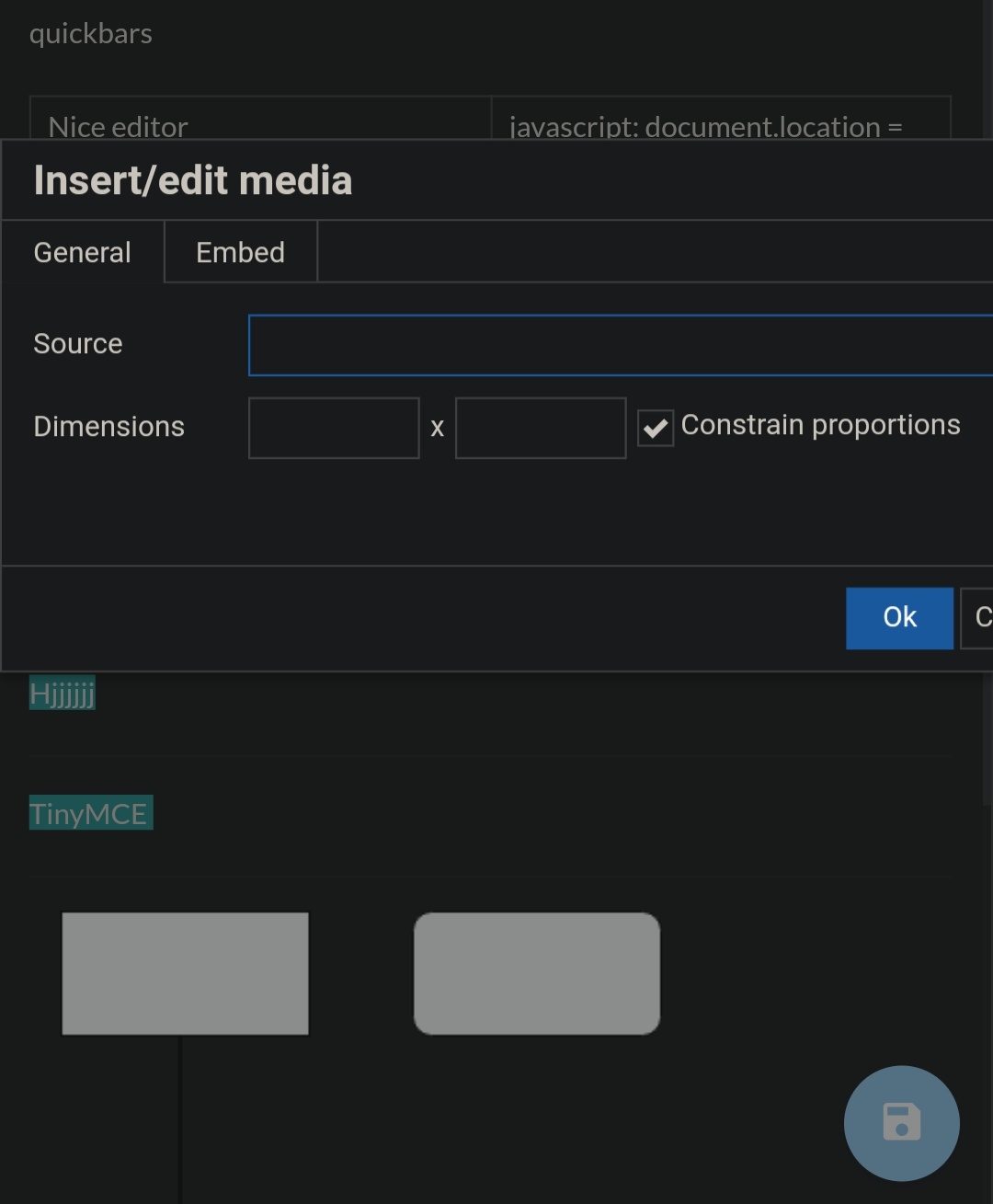 WYSIWYG editor modal windows overflow the screen on mobile · Issue #1945 · BookStackApp ...