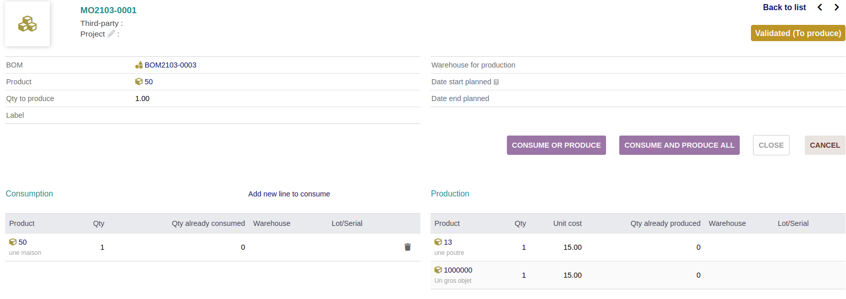Fix #16524 : Add support disassemble BOM by Hystepik · Pull Request ...