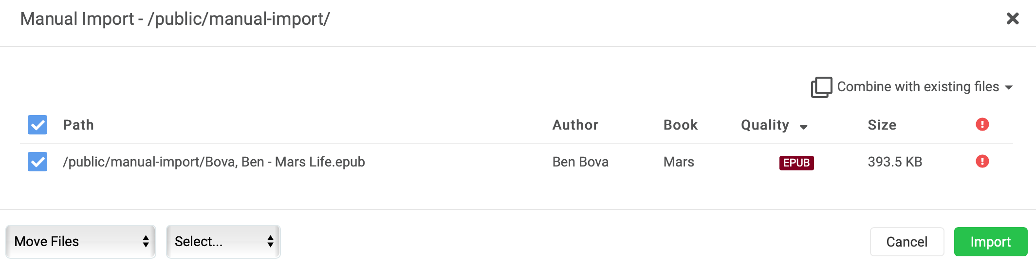 HTTP 405 on Manual Import · Issue #2042 · Readarr/Readarr · GitHub
